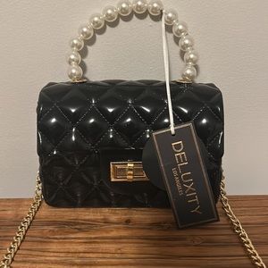Deluxity Los Angeles | Bags | Deluxity Luxery Black Mini Jelly ...
